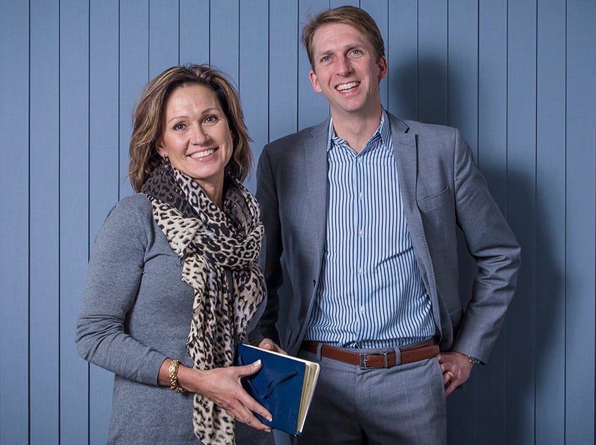 Christina Lloyd och Klaus Langhoff-Roos