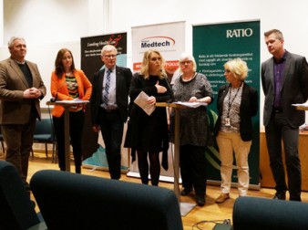 Fr v Anders W Jonsson, Filippa Reinfeldt, Anders Andersson, Lena ...