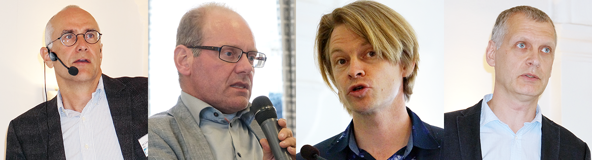 Jan Lilliemark, Johan Ahlgren, Niklas Hedberg och Mikael Svensson.